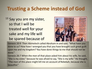 Abram's Faith Falters - Genesis 12:10-20 | PPTX