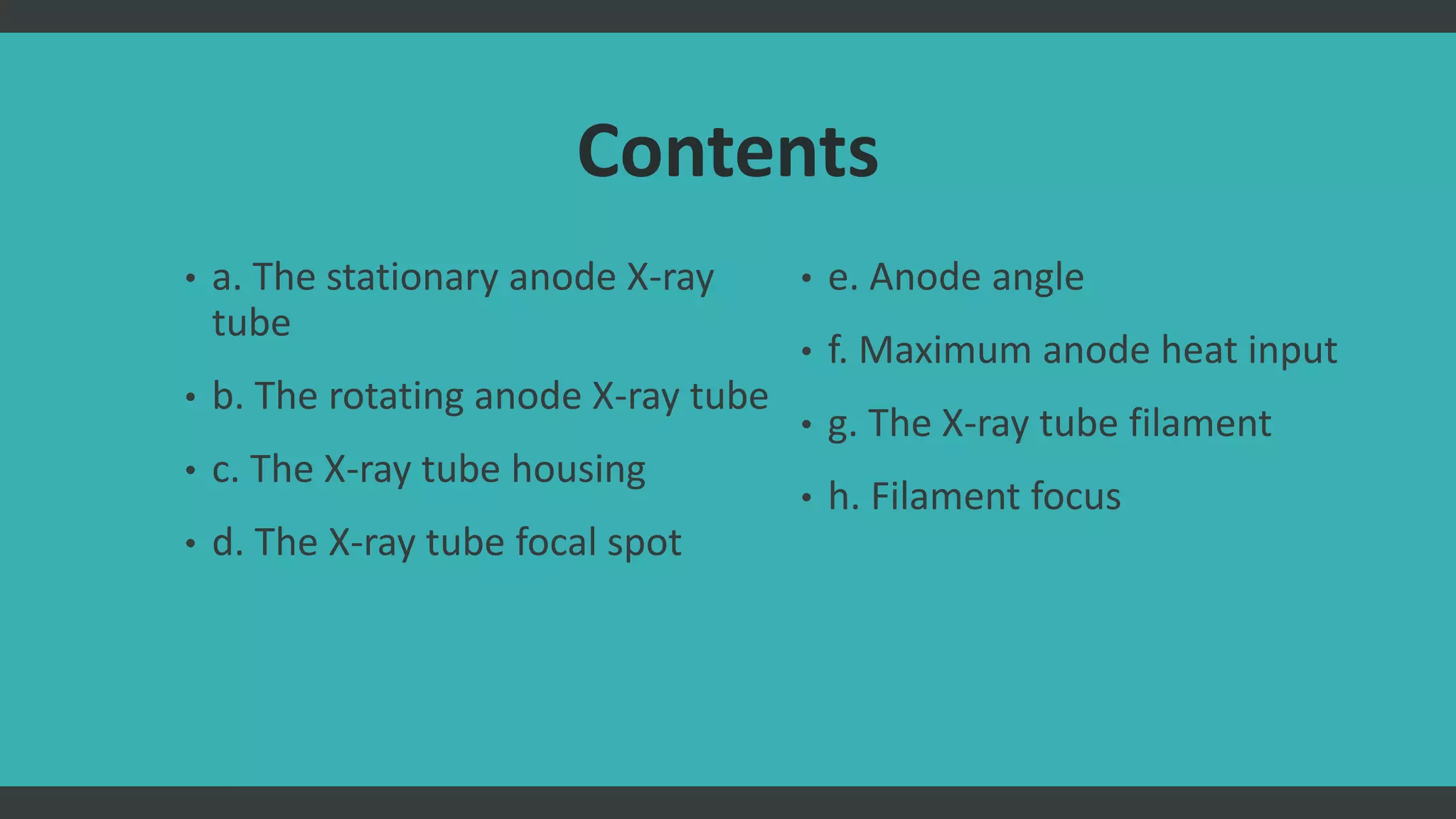 X-Ray Tube | PPTX