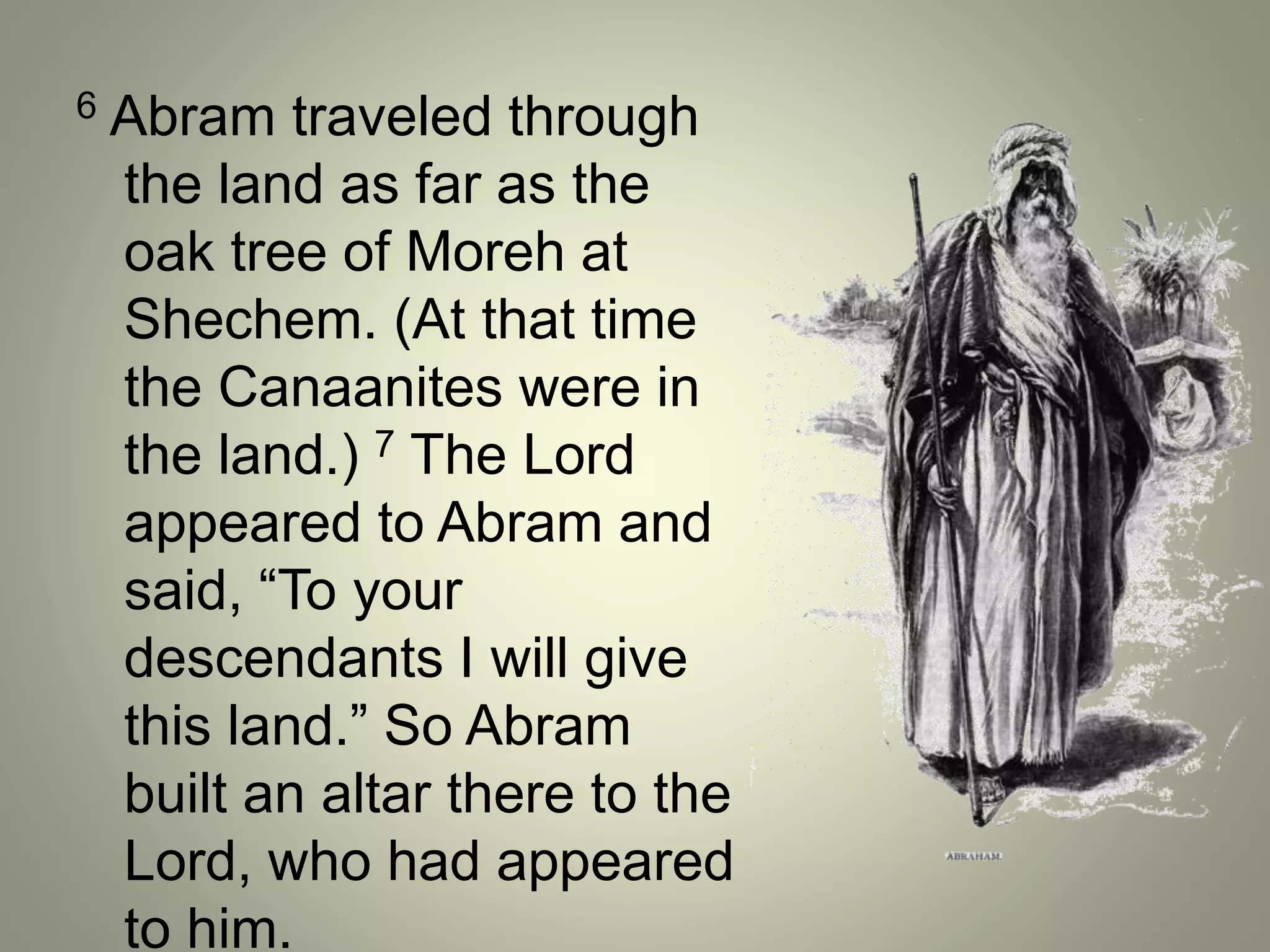 Having the Faith of Abraham - Genesis 12:1-9 | PPTX