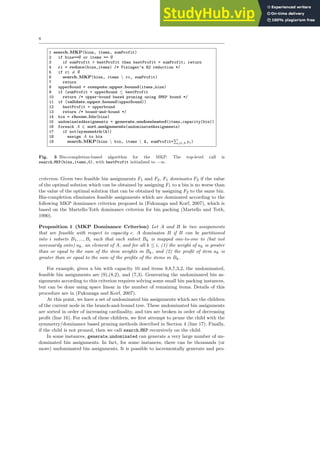 A Branch-And-Bound Algorithm For Hard Multiple Knapsack Problems | PDF