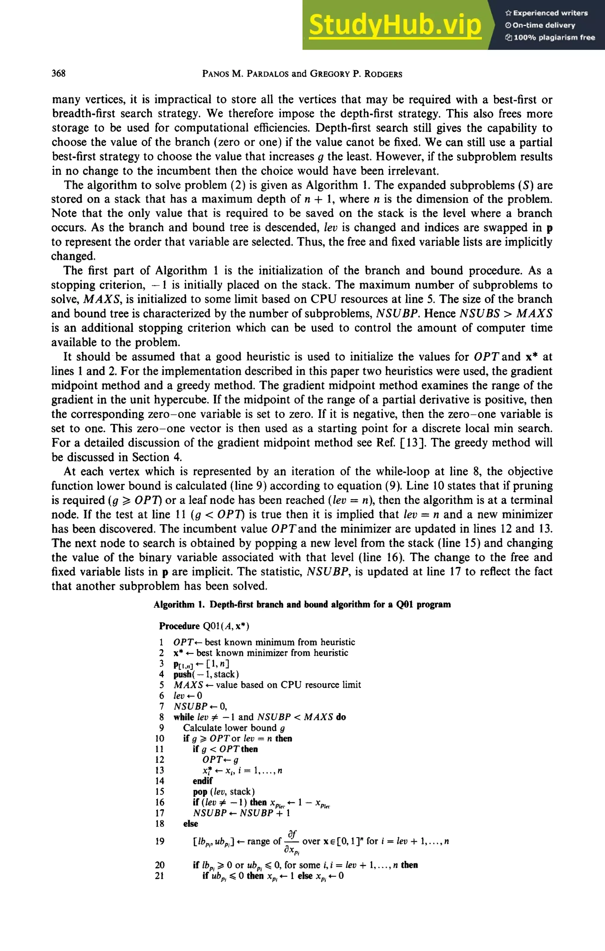 A Branch And Bound Algorithm For The Maximum Clique Problem | PDF