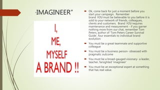 A brand called you | PPTX