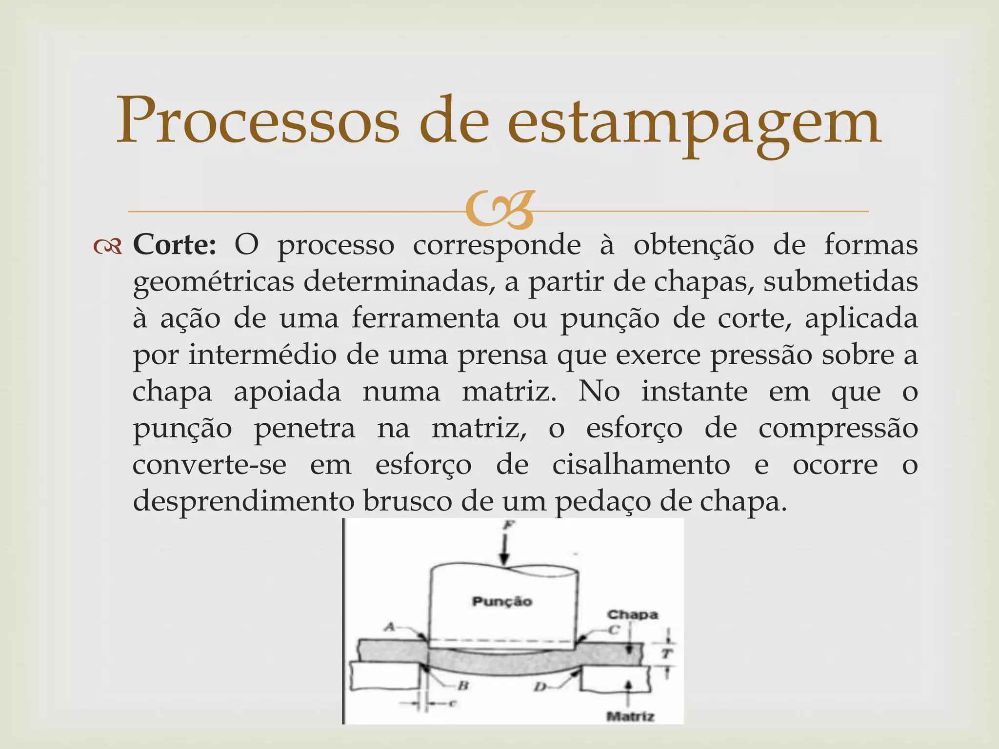 Processo de Estampagem | PPT