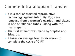 Artificial Reproductive Technology | PPTX