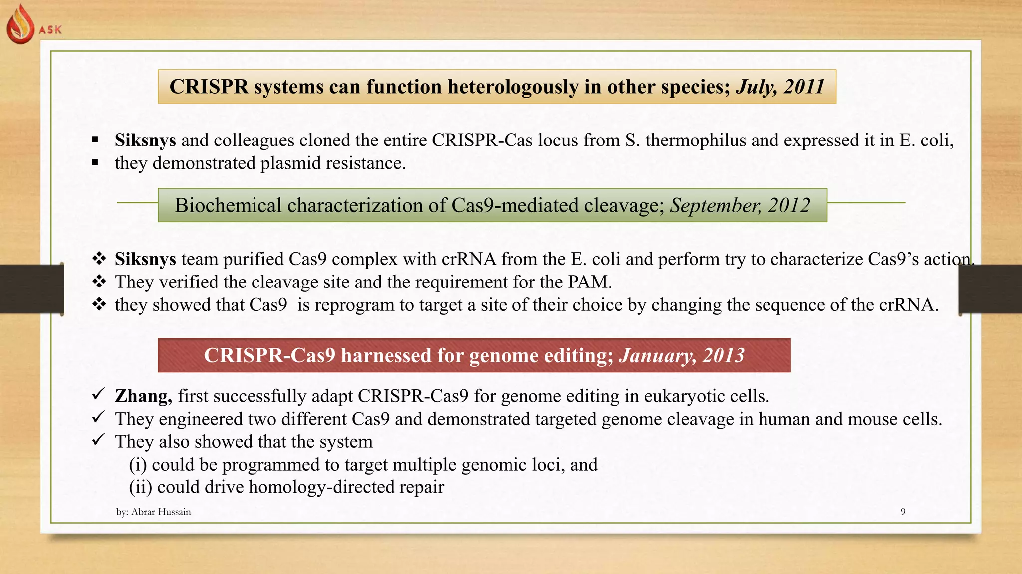 CRISPR Technology | PPTX