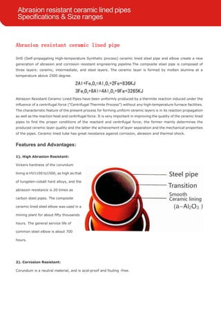 Abrasion resistant ceramic lined pipe | PDF