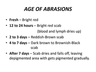 Abrasions | PPTX