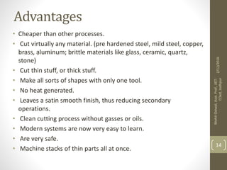 Abrasive water jet machining | PPT