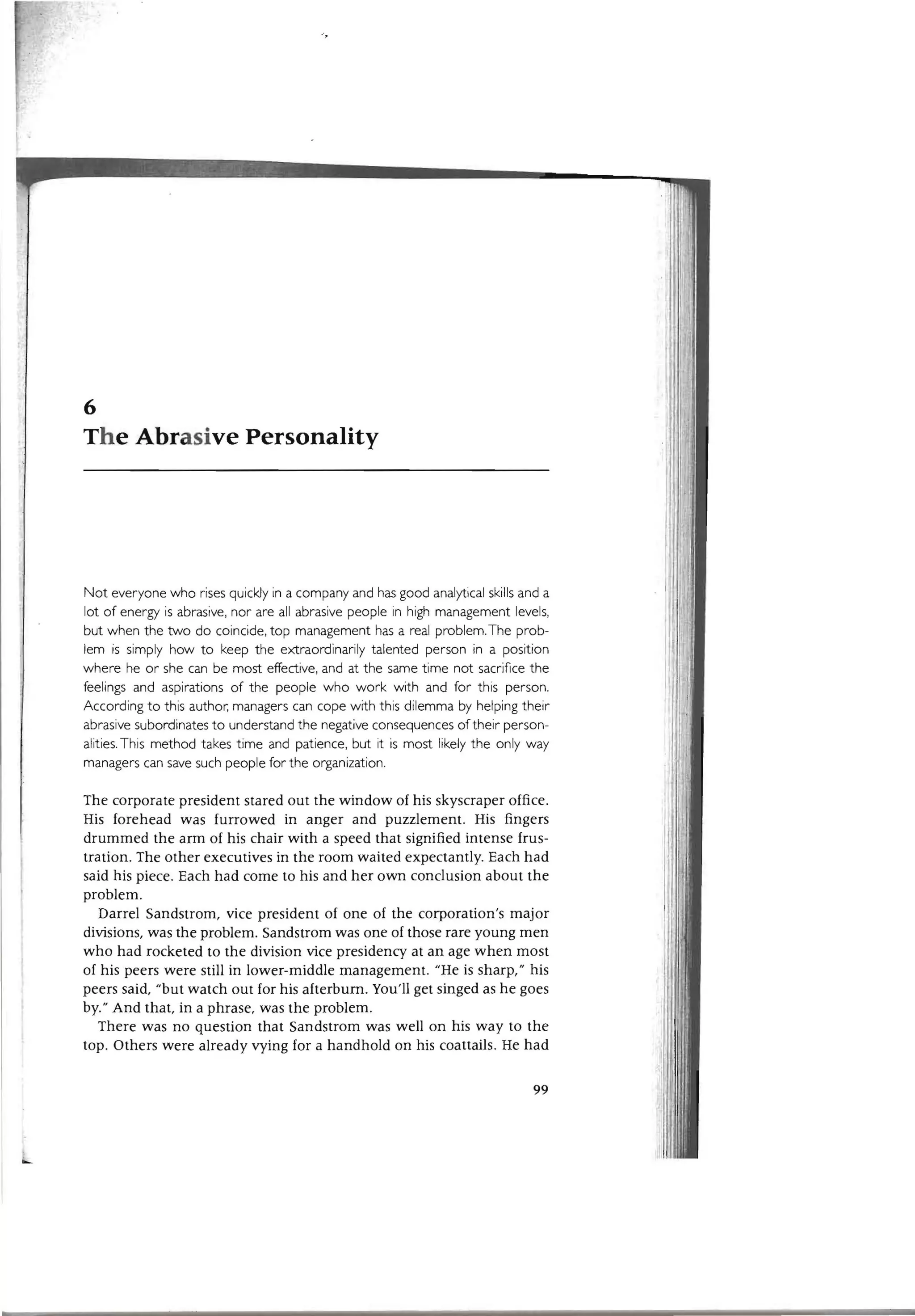 Abrasive personality | PDF