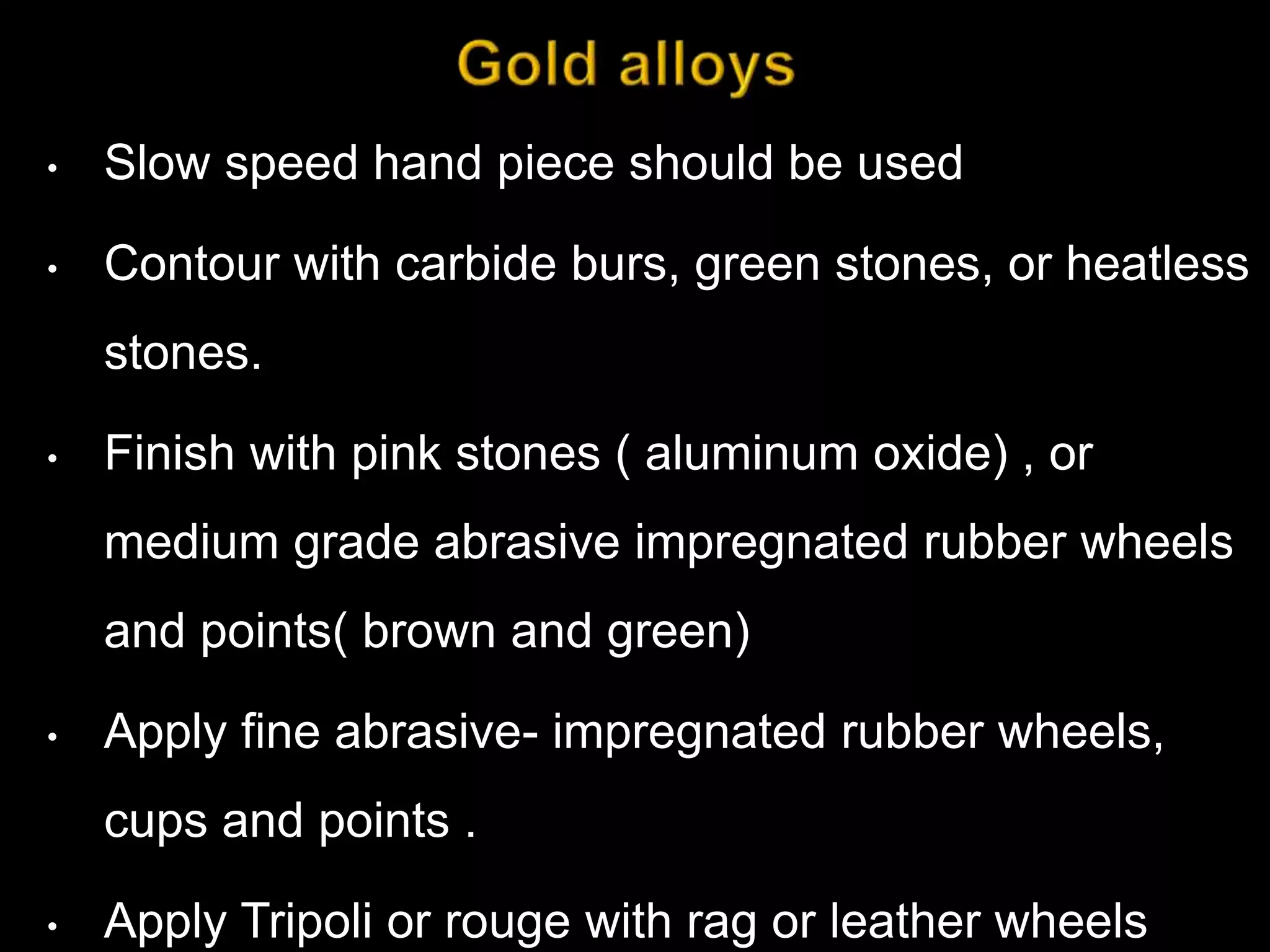 Abrasives and polishing agents in dentistry | PPTX