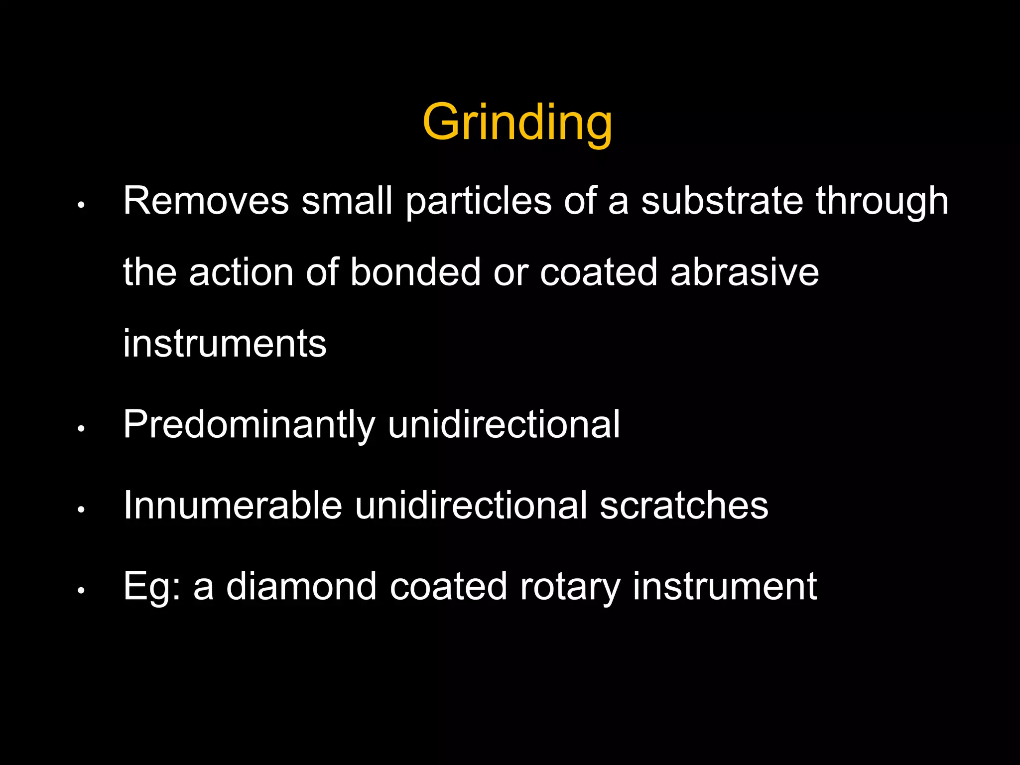 Abrasives and polishing agents in dentistry | PPTX