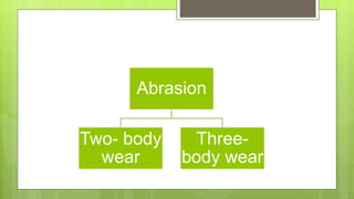 Abrasives and polishing agents in dentistry | PPTX | Geology | Science
