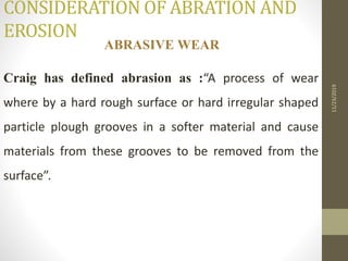 Abrasives and polishing agents in dentistry | PPTX