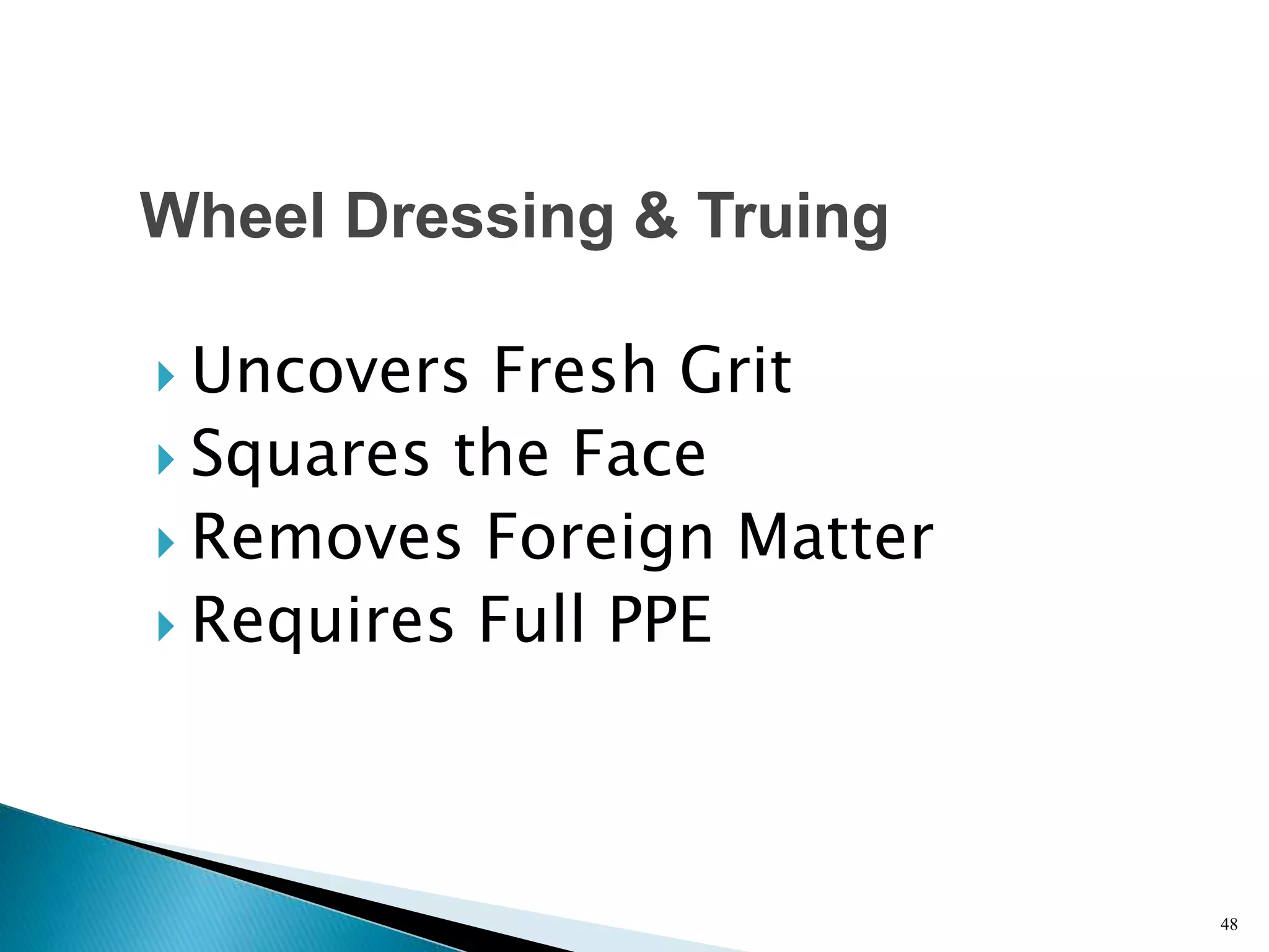 Abrasive wheels presentation | PPT