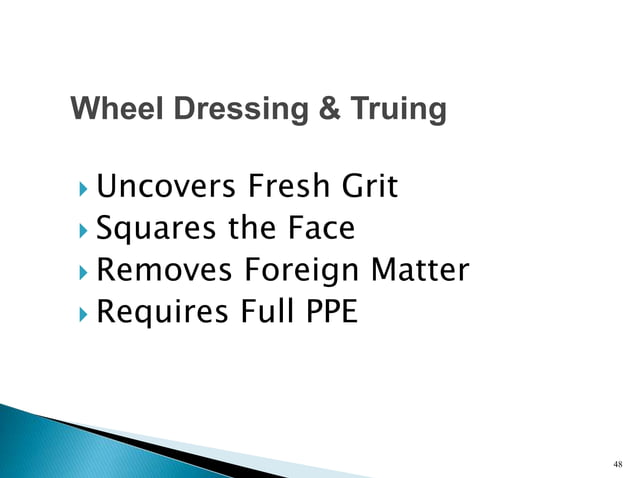 Abrasive wheels presentation | PPT