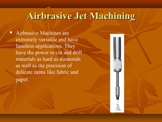 Water Jet Machining | PPT
