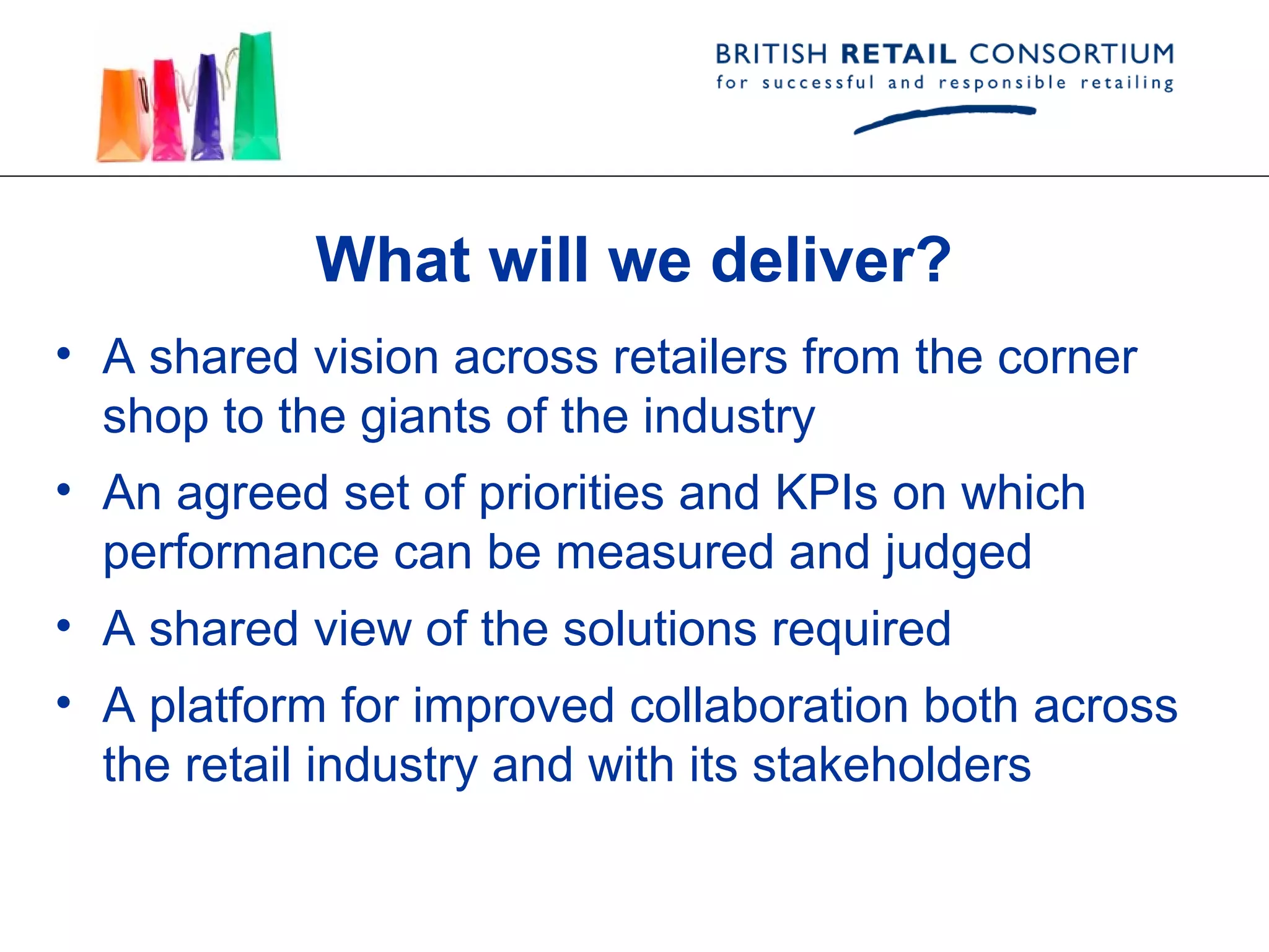 A Better Retail Climate launch 2008 | PPT