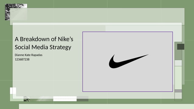 A Breakdown of Nike’s Social Media Strategy.pptx | Social Networking ...