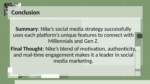 A Breakdown of Nike’s Social Media Strategy.pptx | Social Networking ...
