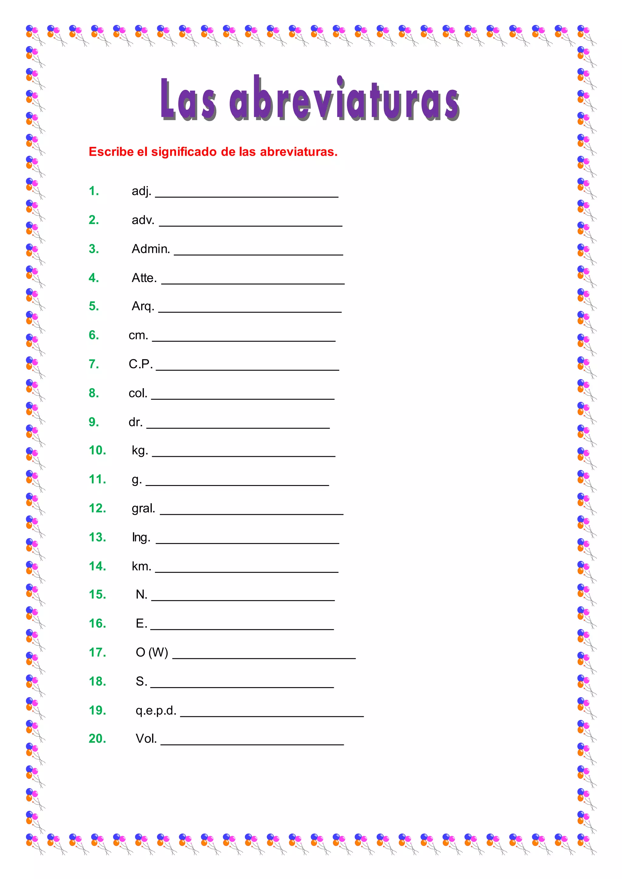 Abreviaturas | DOCX