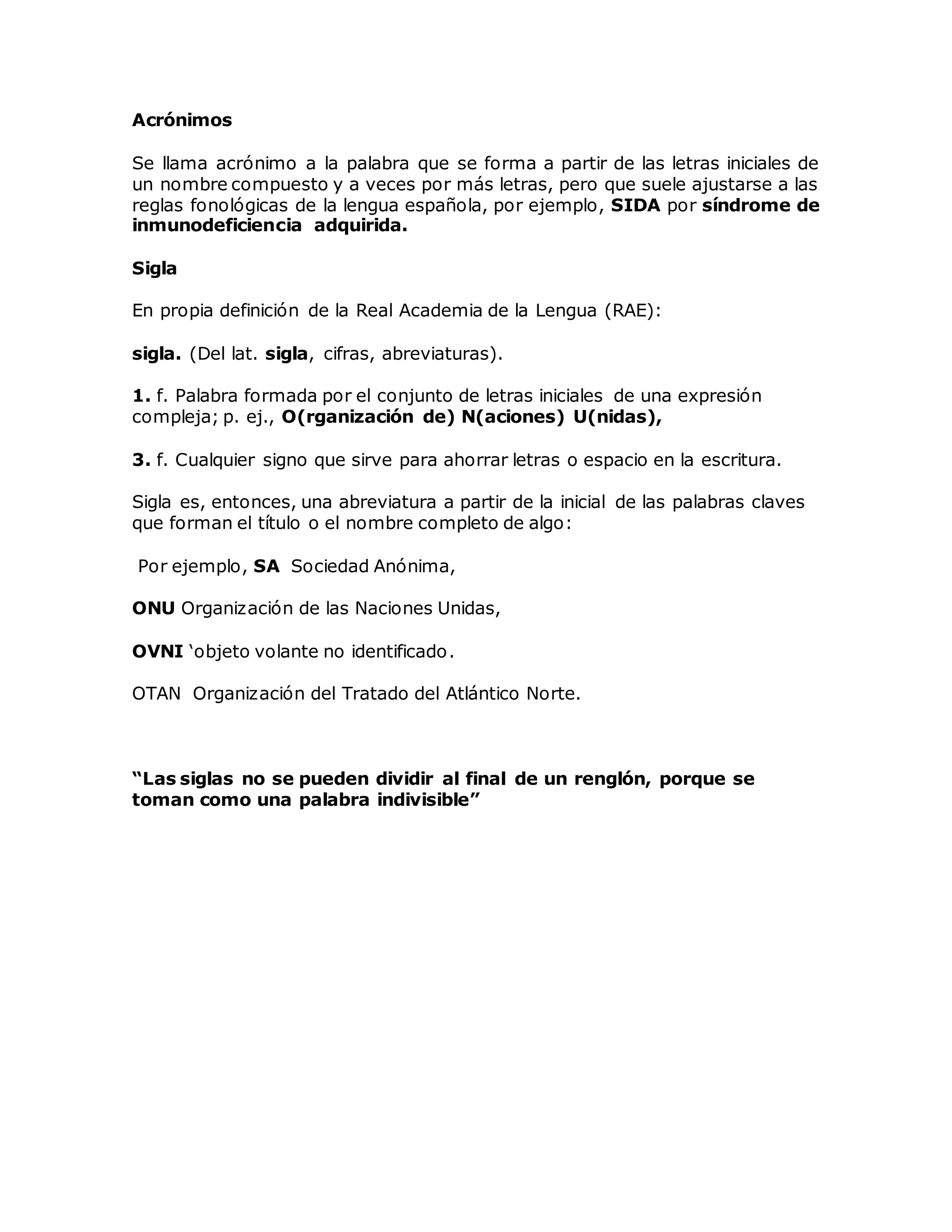 Abreviaturas, Siglas, Simbolos | PDF