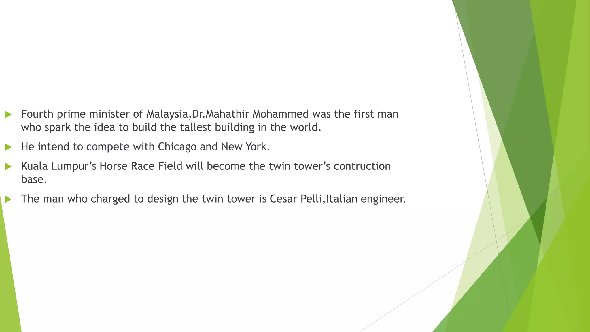 A brief background & development history on klcc | PPTX