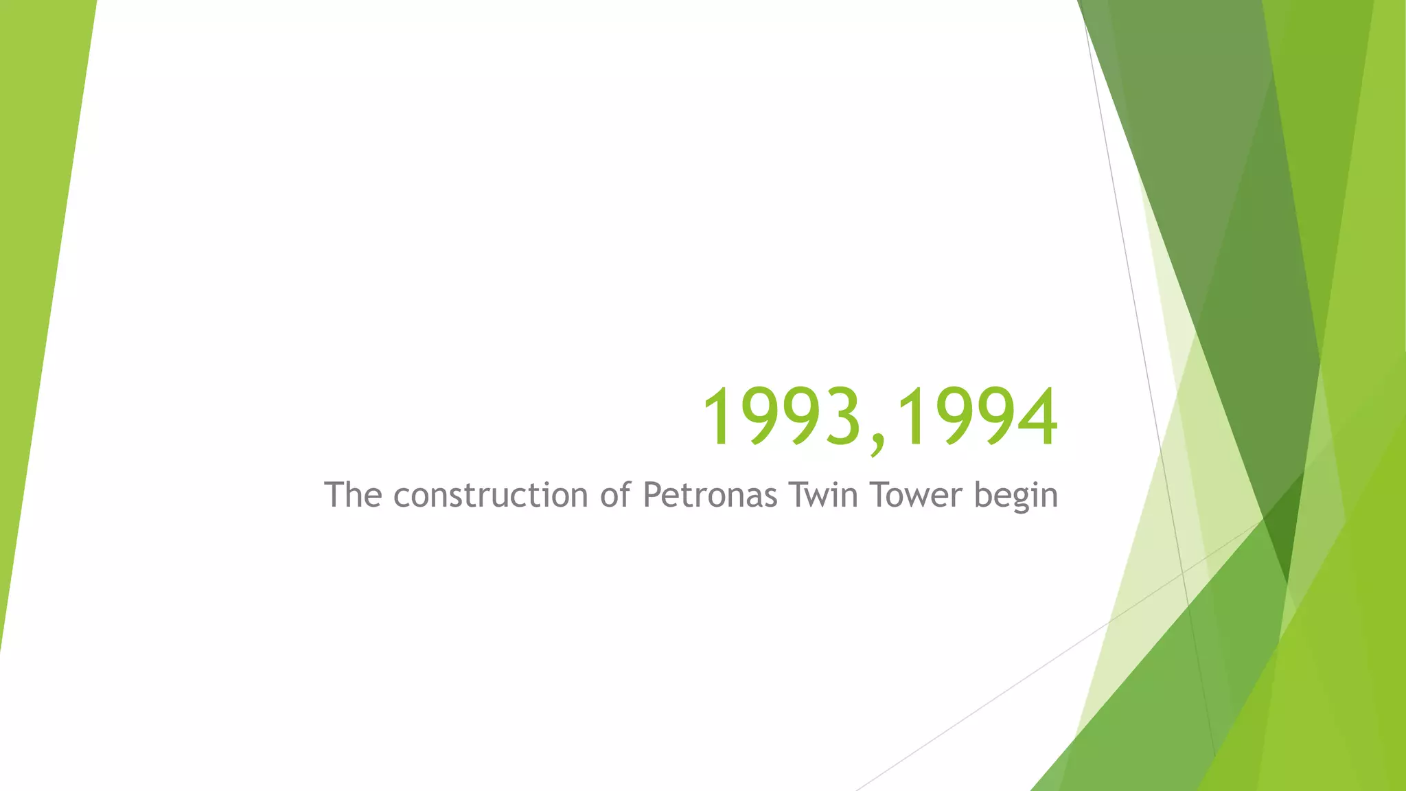 A brief background & development history on klcc | PPTX