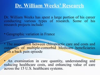 A brief biography of dr william weeks lyme | PPT