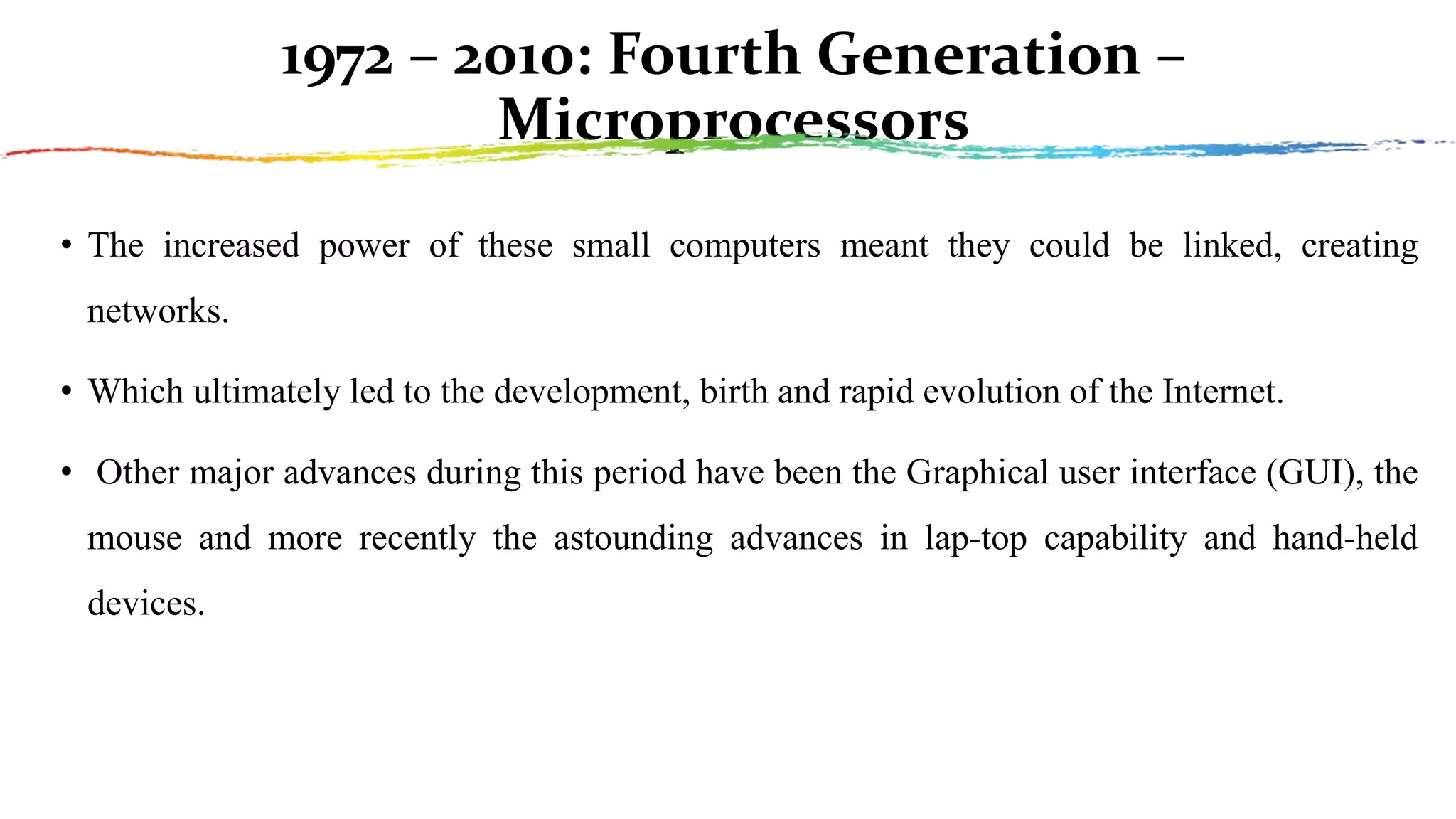 A Brief Computer History | PPTX