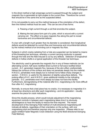 Non-Destructive Tests | PDF