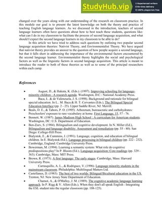 A Brief Description Of Second Language Acquisition | PDF