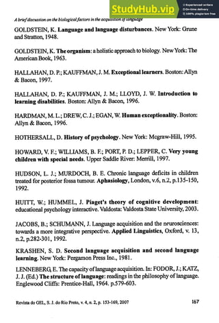 A BRIEF DISCUSSION ON THE BIOLOGICAL FACTORS IN THE ACQUISITION OF ...