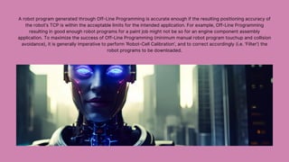 Robot Calibration in Brief | Dynalog,Inc | PPT