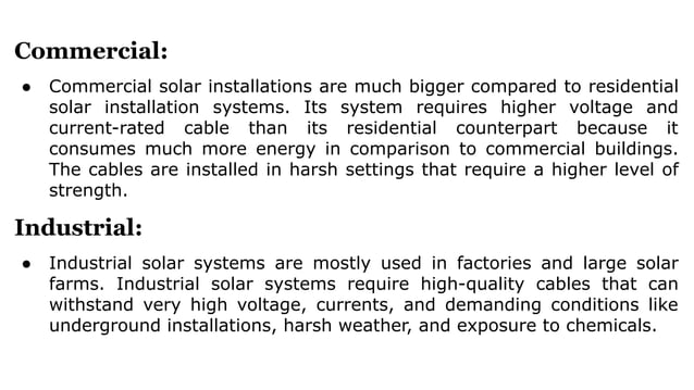 A Brief Guide About Solar Cables | Ksquare Energy | PDF | Science