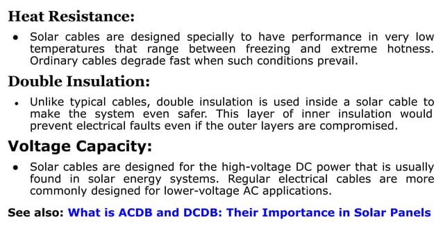 A Brief Guide About Solar Cables | Ksquare Energy | PDF | Science