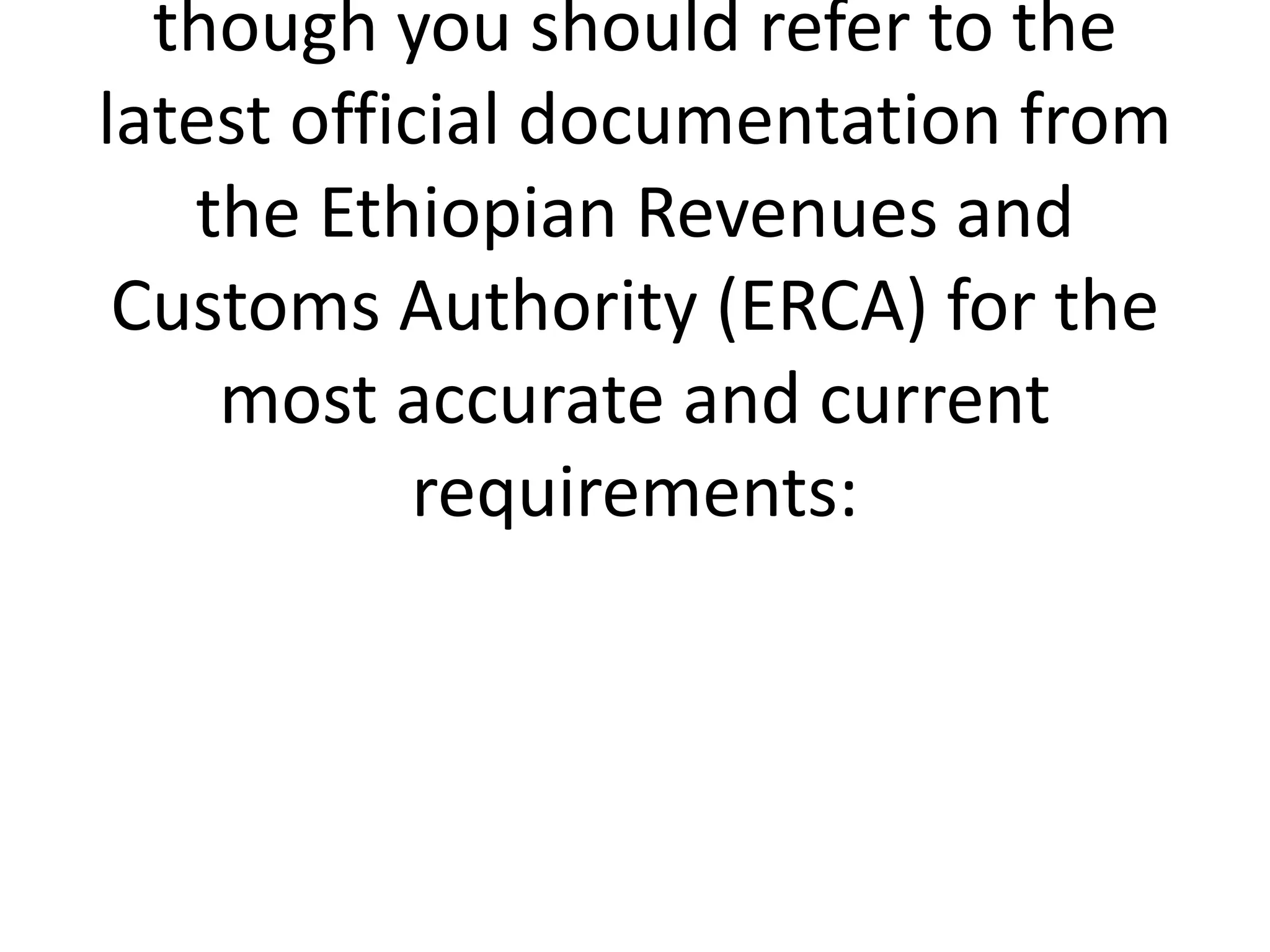 A brief guide on what typically needs to be included in a VAT declaration form for Ethiopia.pptx
