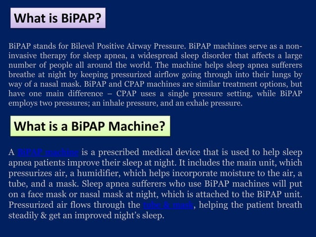 A Brief Guide To BIPAP Machine Uses & Benefits | PPT