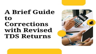 Complete Overview of Corrections for Updated TDS Returns | PDF