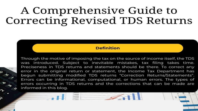 Complete Overview of Corrections for Updated TDS Returns | PDF