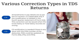 Complete Overview of Corrections for Updated TDS Returns | PDF