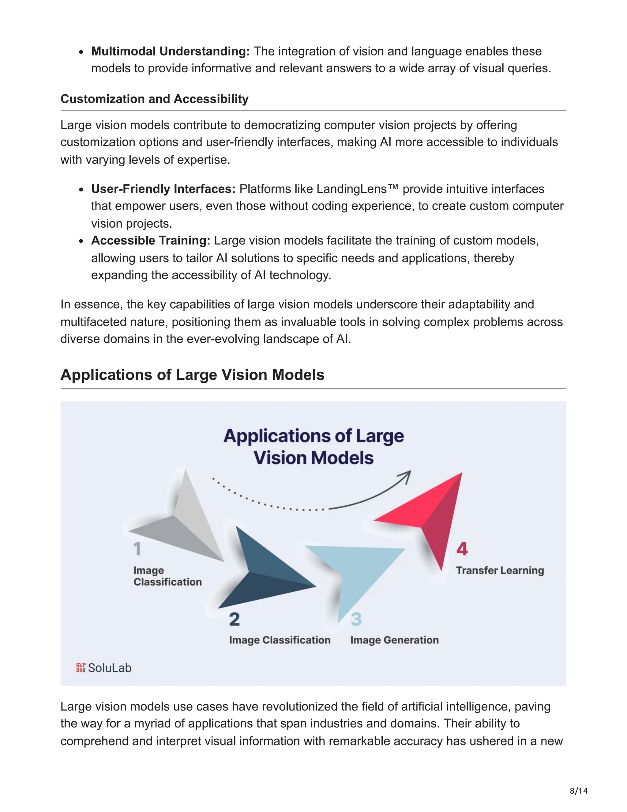 A Brief Guide to Large Vision Models | PDF