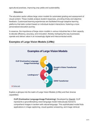 A Brief Guide to Large Vision Models | PDF