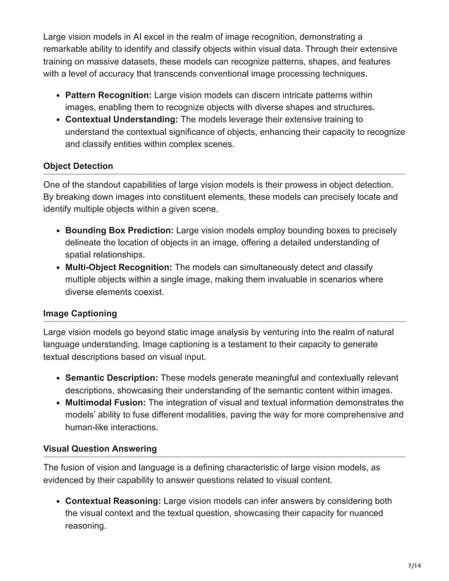A Brief Guide to Large Vision Models | PDF | Technology Industry ...