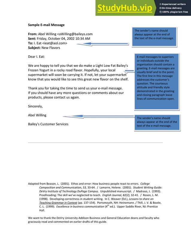 A Brief Guide To Professional Writing | PDF