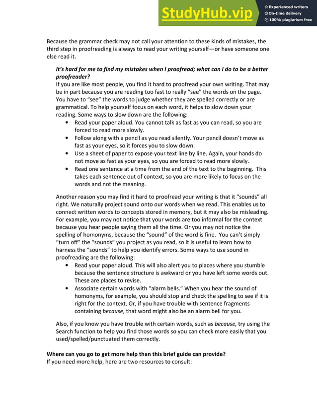 A Brief Guide To Professional Writing | PDF