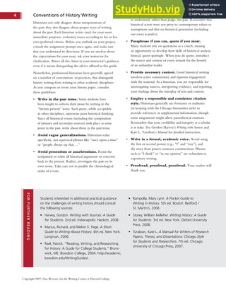 A Brief Guide To Writing The History Paper | PDF | Educational ...