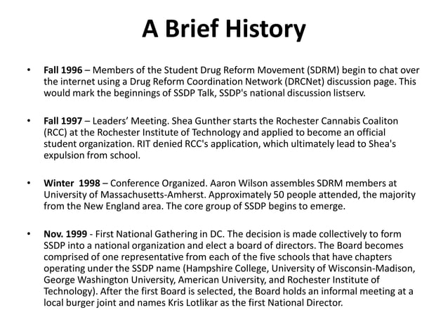 A brief history of SSDP | PPT