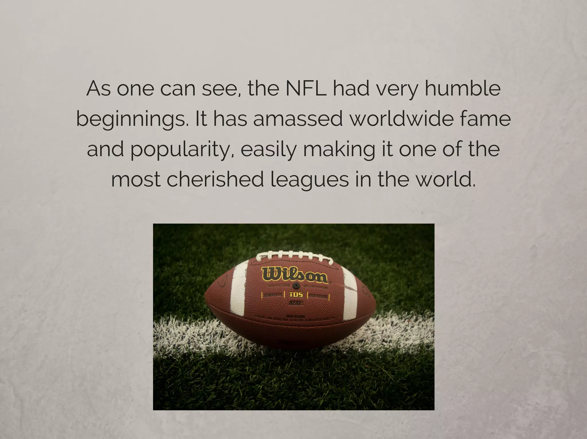A Brief History of the NFL | PDF