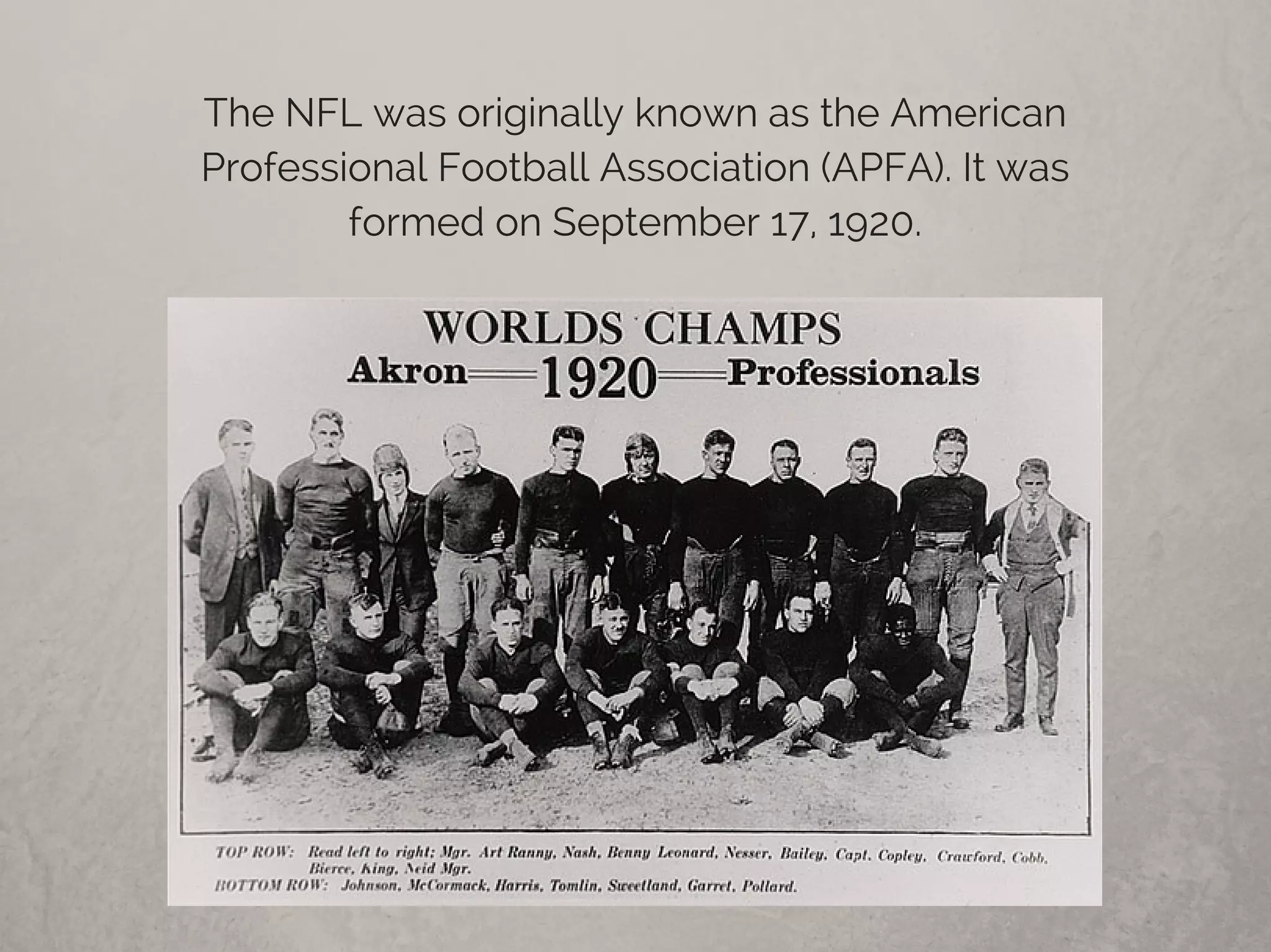 A Brief History of the NFL | PDF