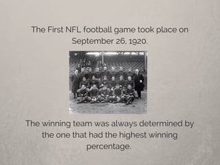 A Brief History of the NFL | PDF